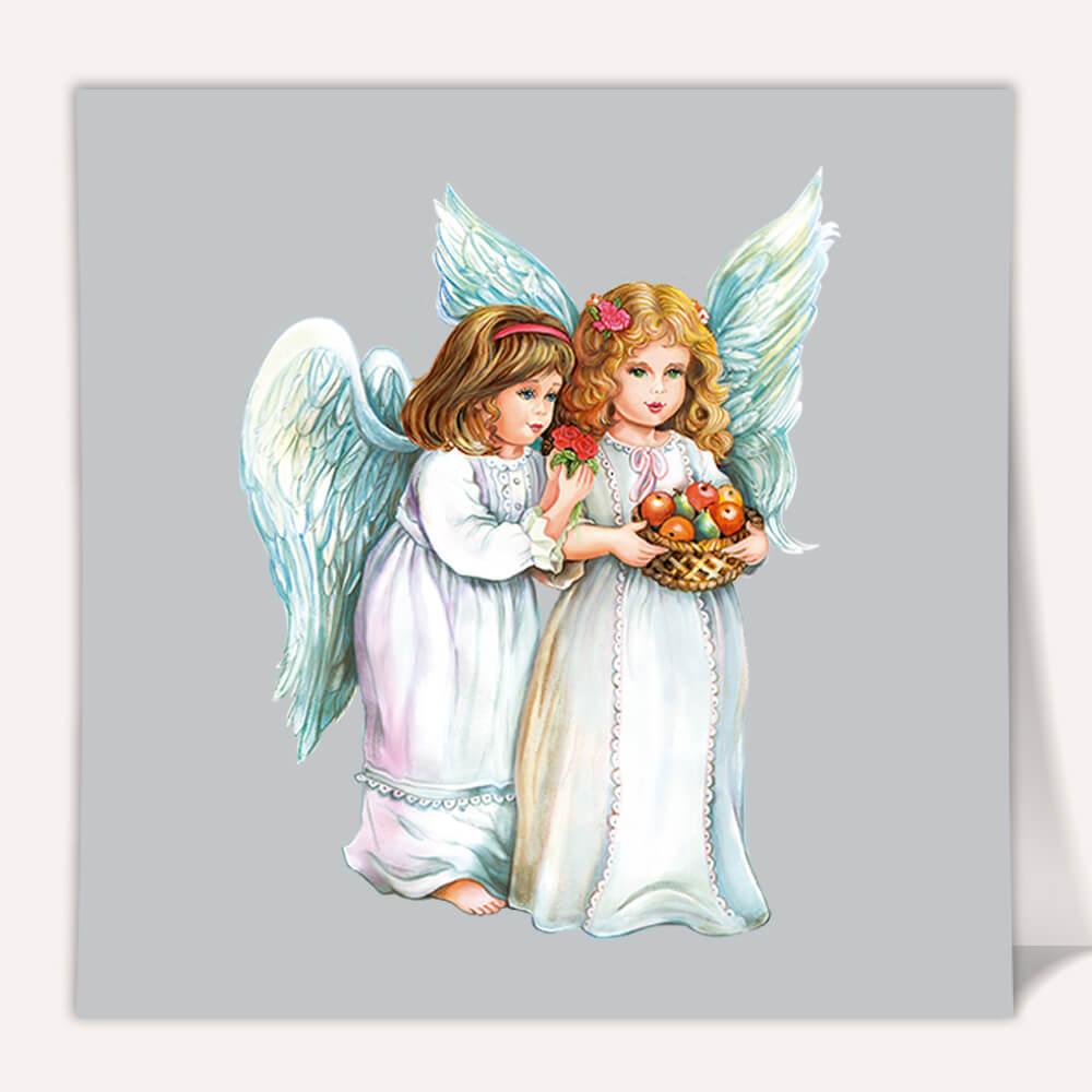Square Poster - Angels - Victorian Angel